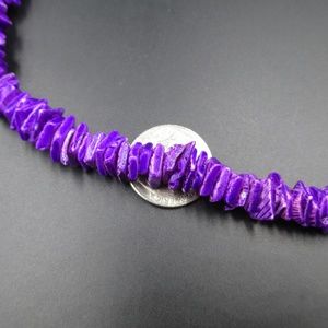 Jewelry | Vintage 18 Inch Purple Shell Necklace | Poshmark